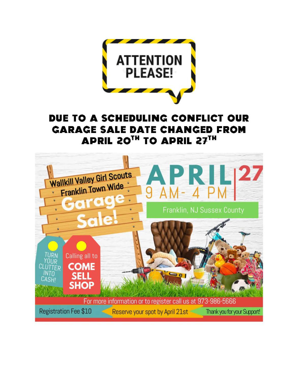 Girl Scouts Town Wide Garage Sale - Blog