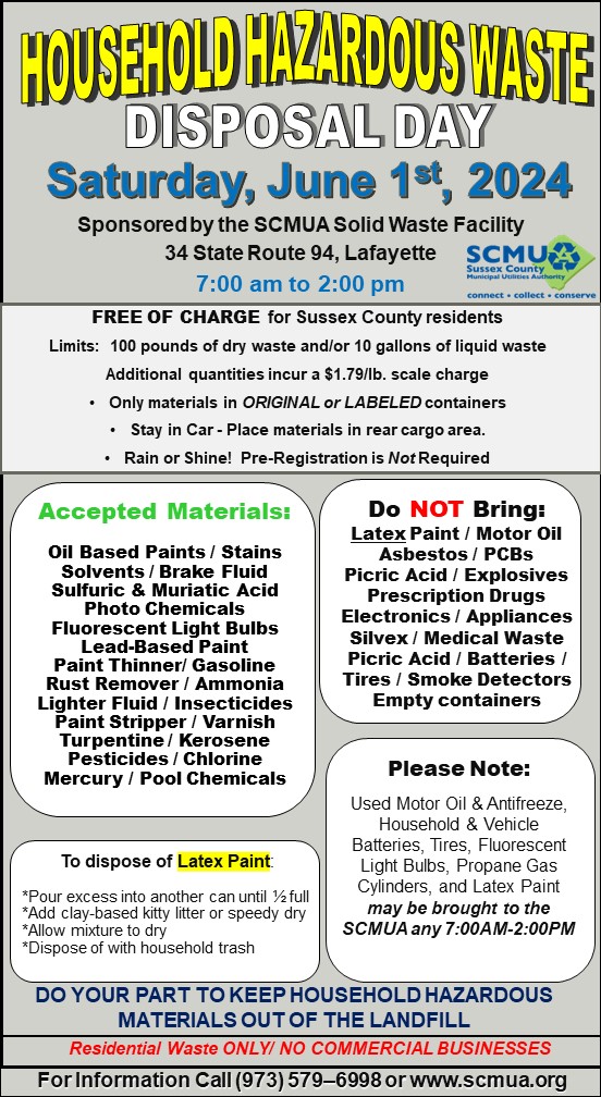SCMUA Household Hazardous Waste - Blog